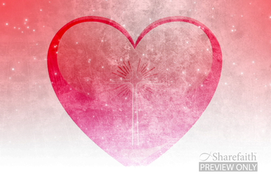 ShareFaith Media » Valentines Day Large Heart Worship Background Video ...