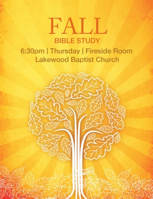 ShareFaith Media » Fall Bible Study Flyer Template – ShareFaith Media