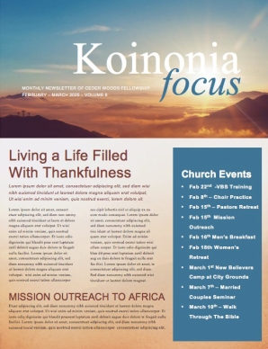 Church Newsletters | Page 36 | ShareFaith Media