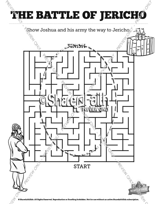 ShareFaith Media » Walls of Jericho Bible Mazes – ShareFaith Media