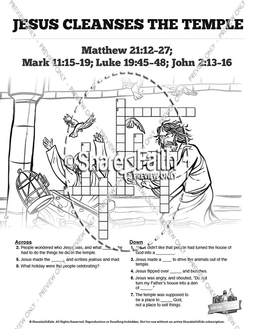 ShareFaith Media » Matthew 21 Jesus Cleanses the Temple Sunday School ...