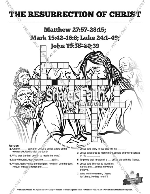 ShareFaith Media » Jesus’ Resurrection Bible Word Search Puzzles ...
