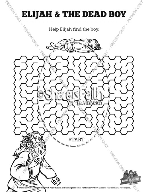 ShareFaith Media » 1 Kings 17 Elijah and the Widow Sunday School ...