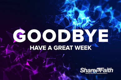 ShareFaith Media » Digital Plexus Abstract Goodbye Motion Graphic ...