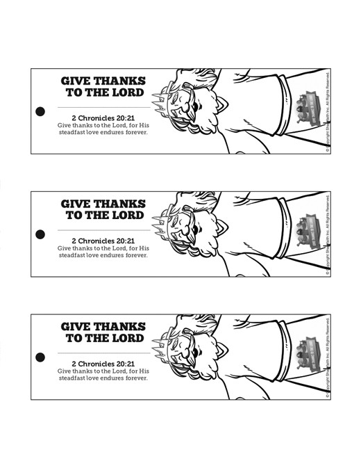ShareFaith Media » 2 Chronicles 20 Give Thanks to the Lord Kids Spot ...