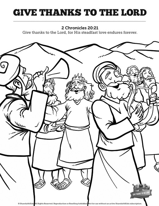 ShareFaith Media » 2 Chronicles 20 Give Thanks to the Lord Sunday ...