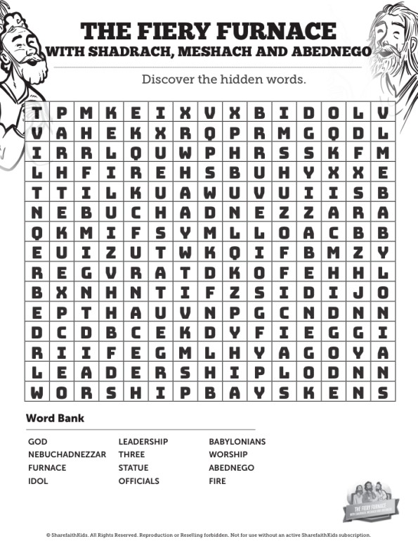 ShareFaith Media » The Fiery Furnace with Shadrach, Meshach and ...