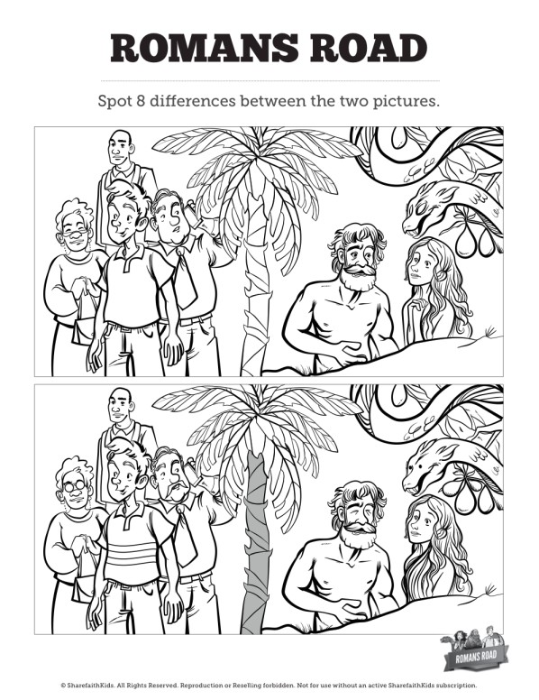 ShareFaith Media » Romans Road Kids Spot the Difference – ShareFaith Media