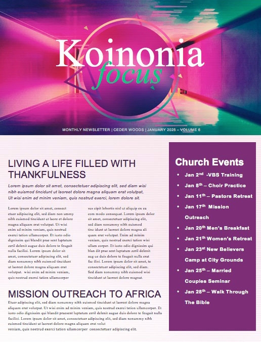 ShareFaith Media » Happy New Year Modern Church Newsletter – ShareFaith ...