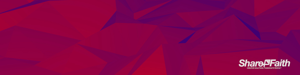 ShareFaith Media » Polygon Emerald Triple Wide Motion Background ...