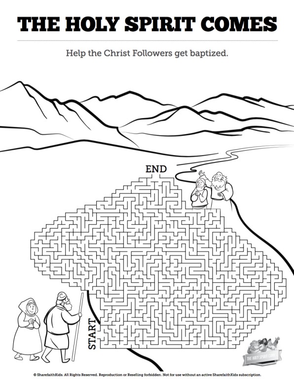 ShareFaith Media » Acts 2 The Holy Spirit Comes Kids Bible Story ...