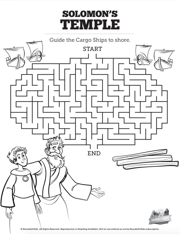 ShareFaith Media » 1 Kings 8 Solomon’s Temple Bible Word Search Puzzles ...