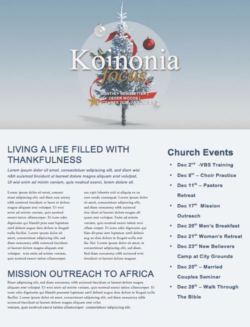 Church Newsletters | Page 11 | ShareFaith Media