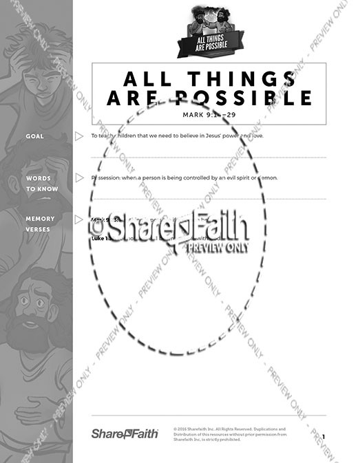 ShareFaith Media » Mark 9 All Things Are Possible Kids Bible Story ...