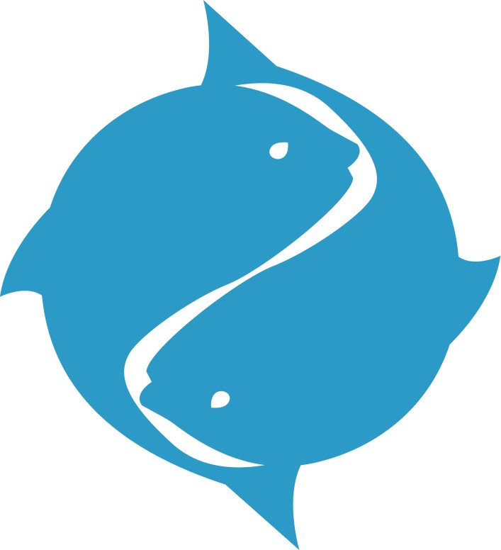 ShareFaith Media » Blue Two Fish Symbol – ShareFaith Media