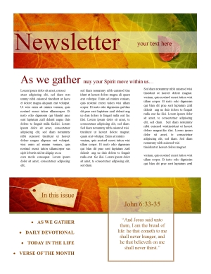 ShareFaith Media » Newsletter Design For Fall – ShareFaith Media