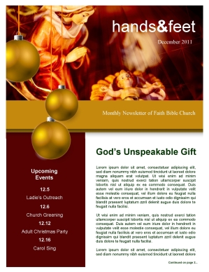 ShareFaith Media » Church Newsletter Christmas – ShareFaith Media