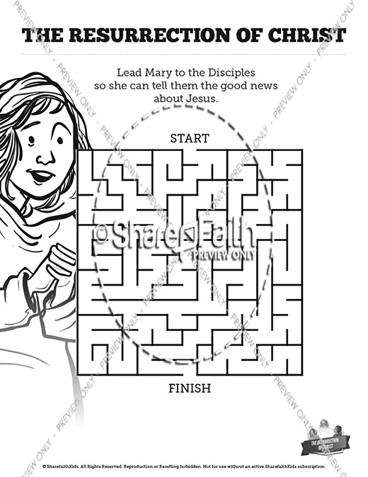 ShareFaith Media » Jesus’ Resurrection Bible Word Search Puzzles ...