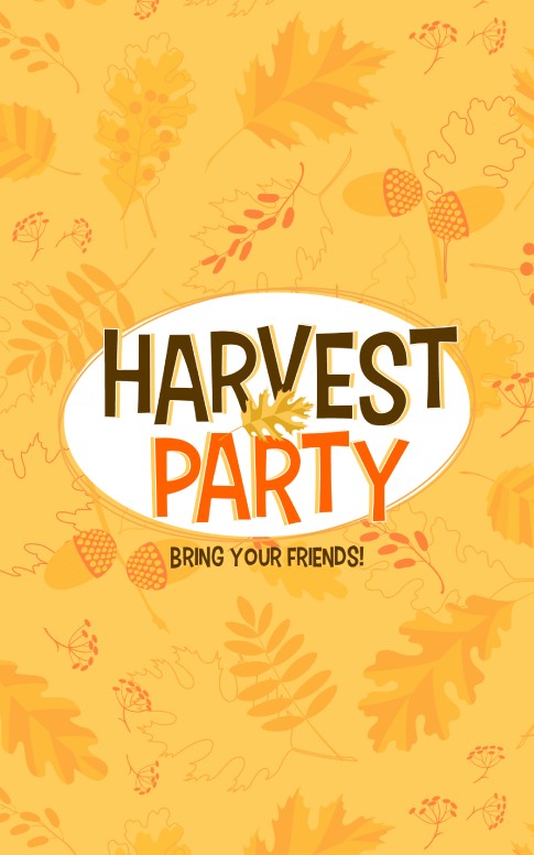 ShareFaith Media » Harvest Party Church Bulletin Template – ShareFaith ...