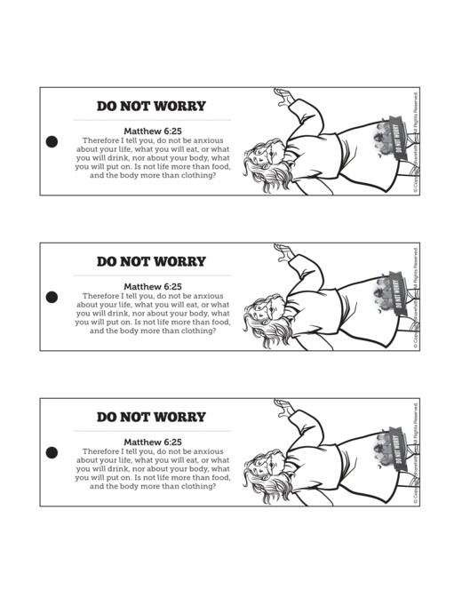 ShareFaith Media » Matthew 6 Do Not Worry Sunday School Coloring Pages ...