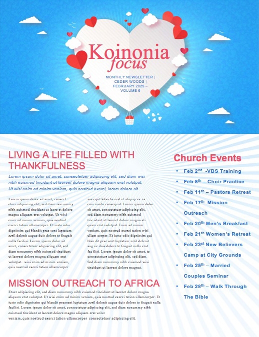 Church Newsletters | Page 19 | ShareFaith Media