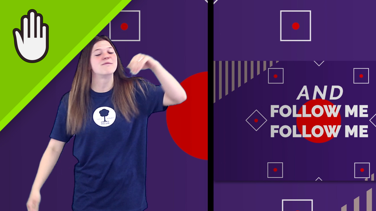 ShareFaith Media » Follow Me Kids Worship Video Hand Motions Split ...