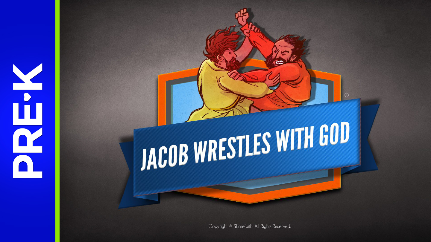 ShareFaith Media » Genesis 32 Jacob Wrestles with God Preschool Letter ...