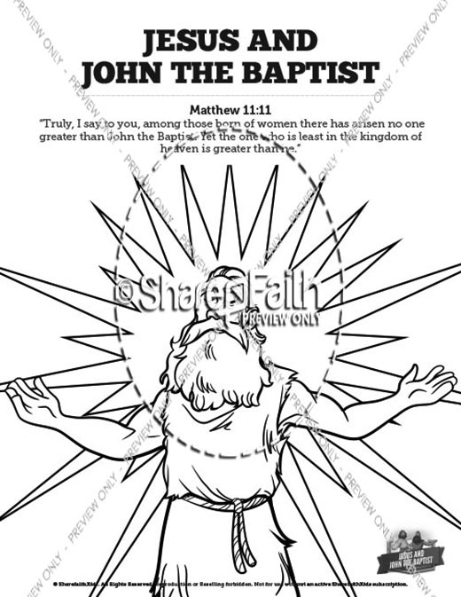 ShareFaith Media » Matthew 11 Jesus and John the Baptist Sunday School ...