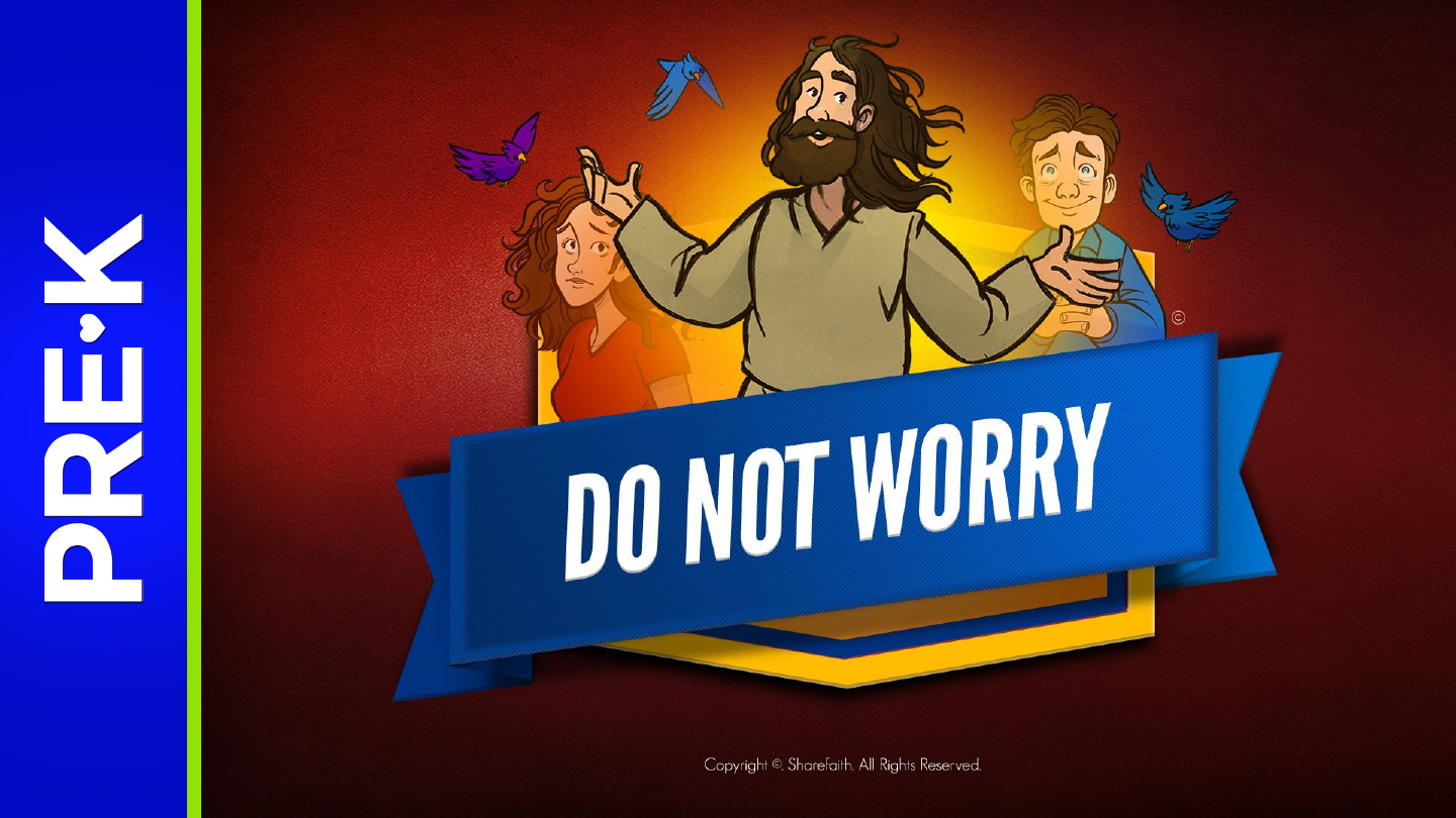 ShareFaith Media » Matthew 6 Do Not Worry Preschool Coloring Pages ...