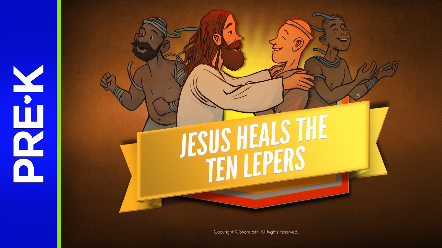 ShareFaith Media » Luke 17 Jesus Heals 10 Lepers Preschool Bible Video ...