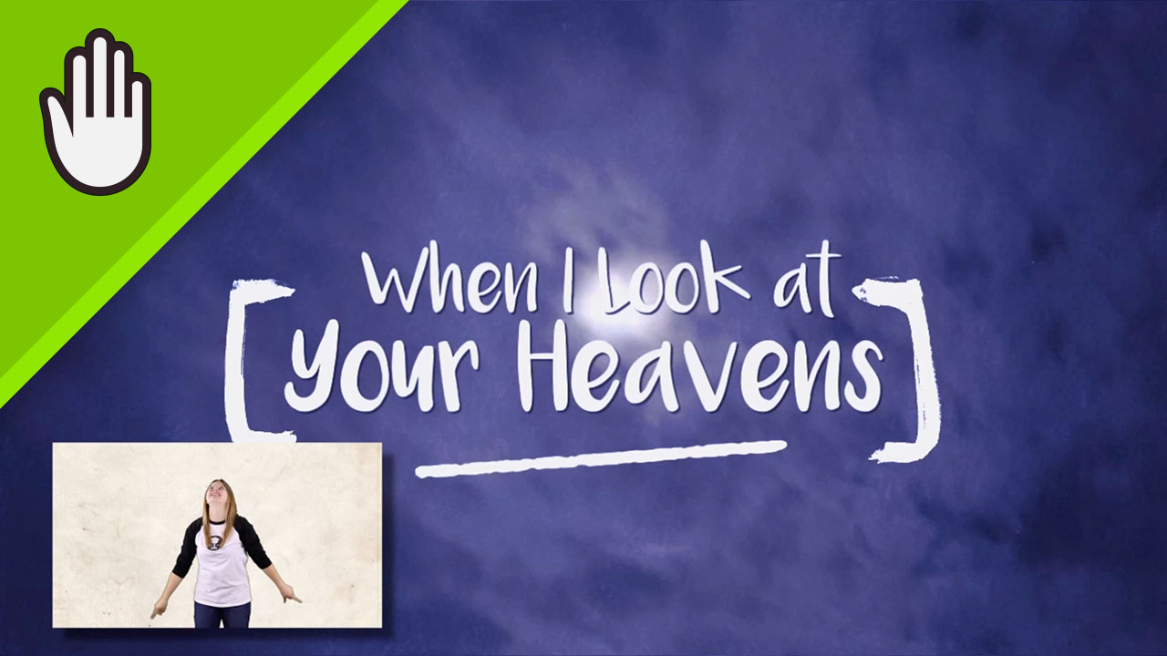 ShareFaith Media » When I Look At Your Heavens Kids Worship Video for ...