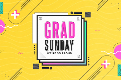 ShareFaith Media » Grad Sunday Yellow Church Trifold Bulletin ...