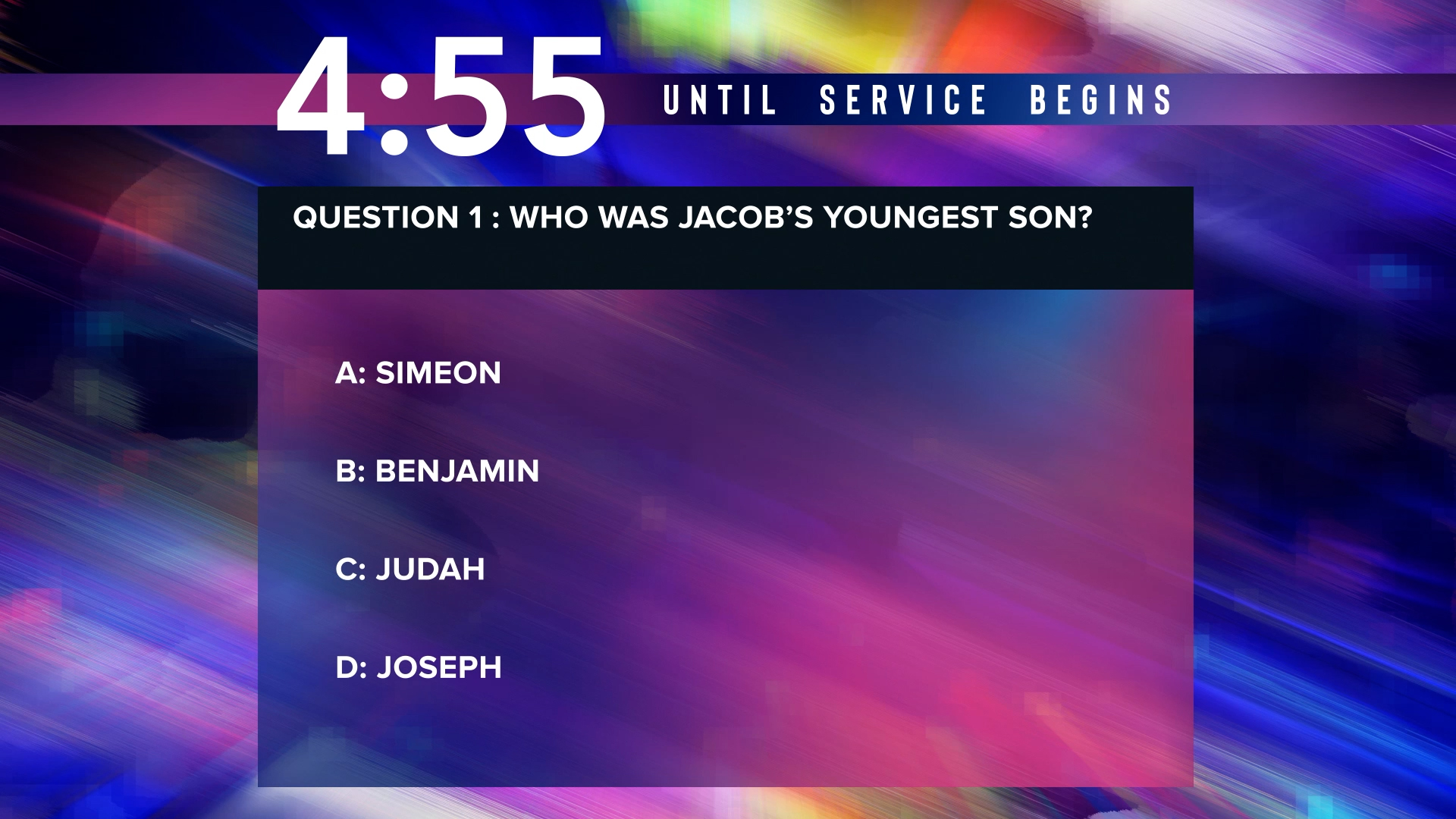 ShareFaith Media » 5min Trivia Countdown Geopixel Church Motion ...