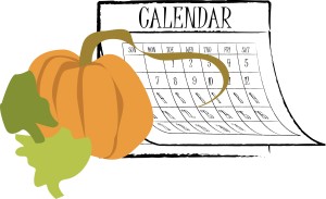 ShareFaith Media » Autumn Calendar with Pumpkin abstract – ShareFaith Media
