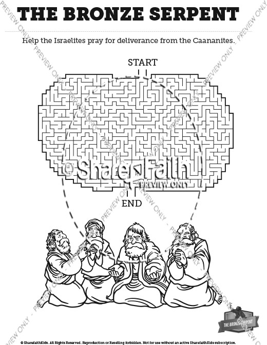 ShareFaith Media » Numbers 21 The Bronze Serpent Bible Video for Kids ...