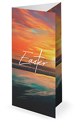 ShareFaith Media » Easter Morning Sunrise: Trifold Bulletin Cover ...