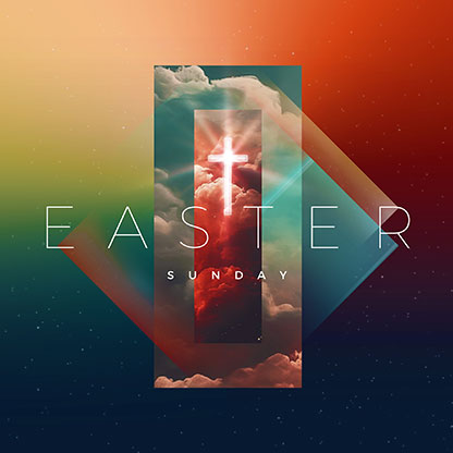 ShareFaith Media » Easter Sunday Ethereal: Bifold Bulletin Cover ...